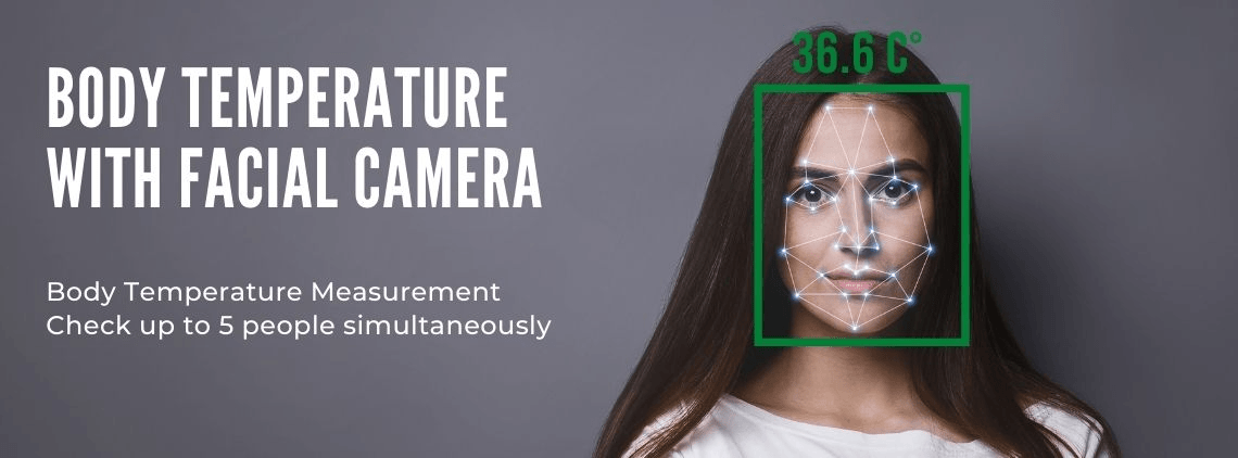 Body temperature with facial camera - Uniksystem