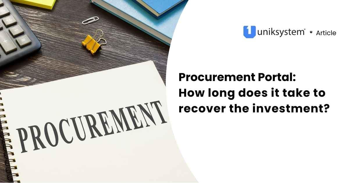 Procurement Portal: how many months will you recover your investment ...